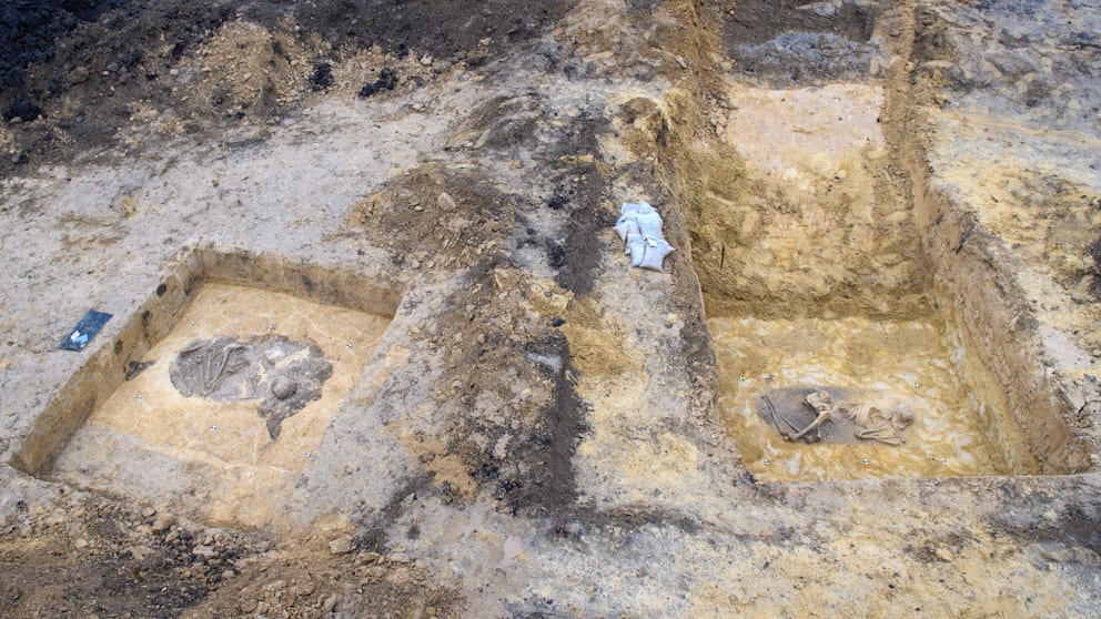 4,500-Year-Old Three Warrior Graves Found in Germany, One Still Wearing ...